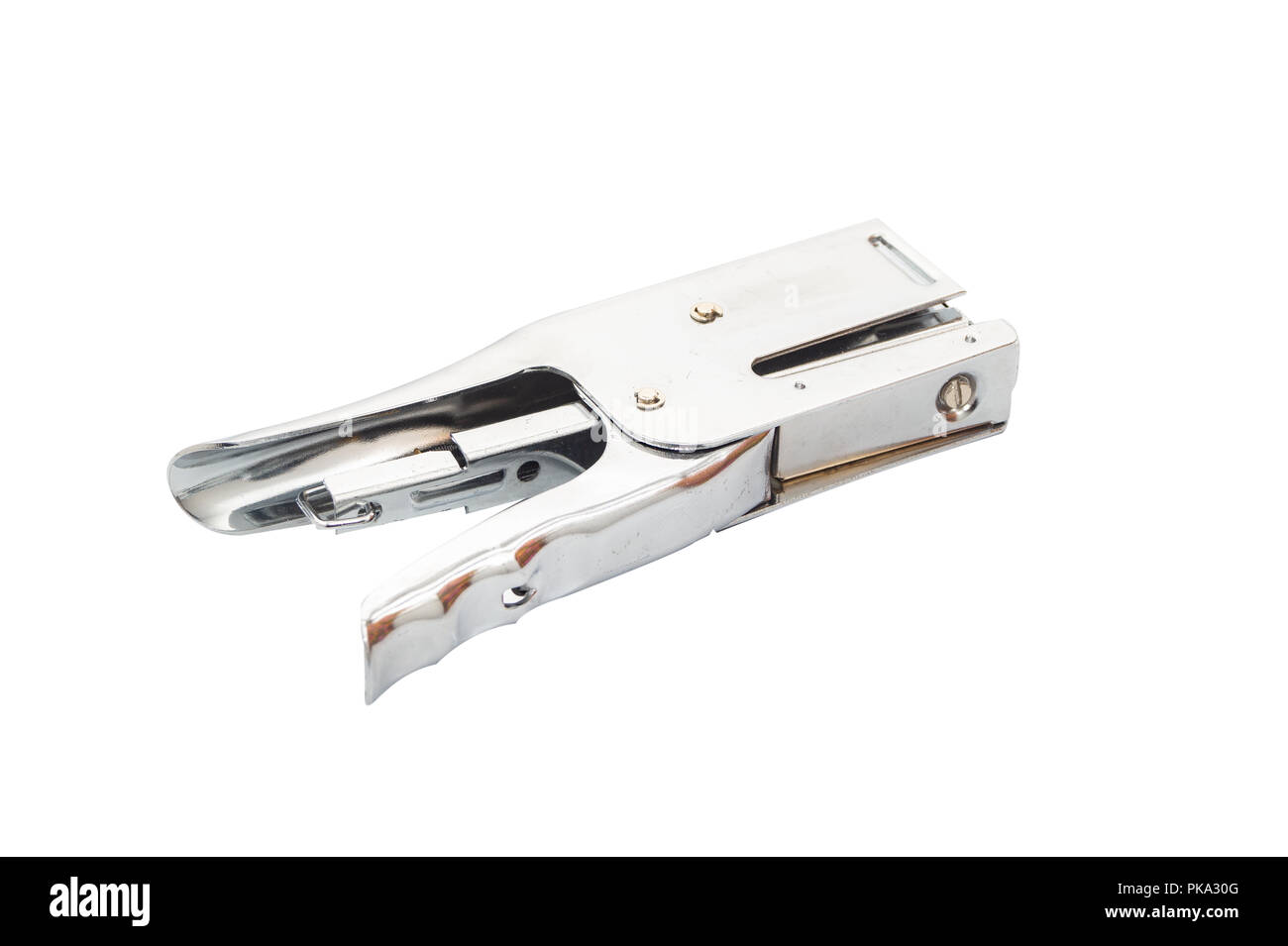 stapler isolated on white background Stock Photo - Alamy