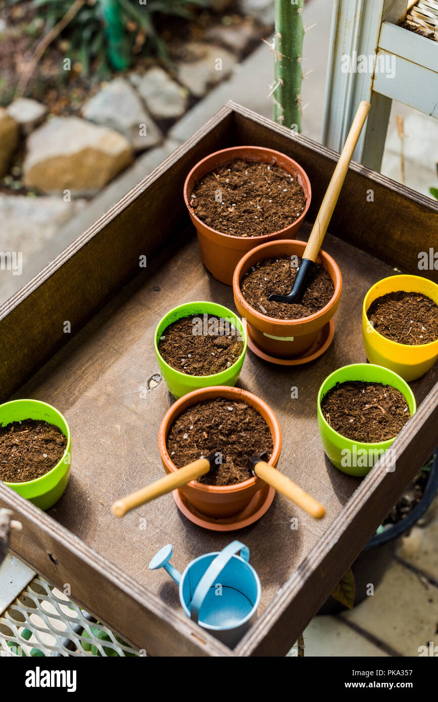 Nursery tools hi-res stock photography and images - Alamy
