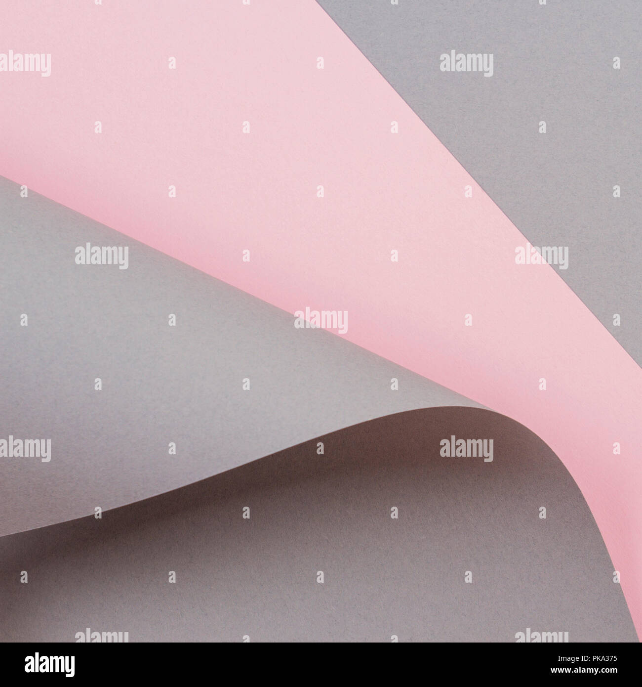 Abstract geometric shape gray and pink color paper background Stock ...