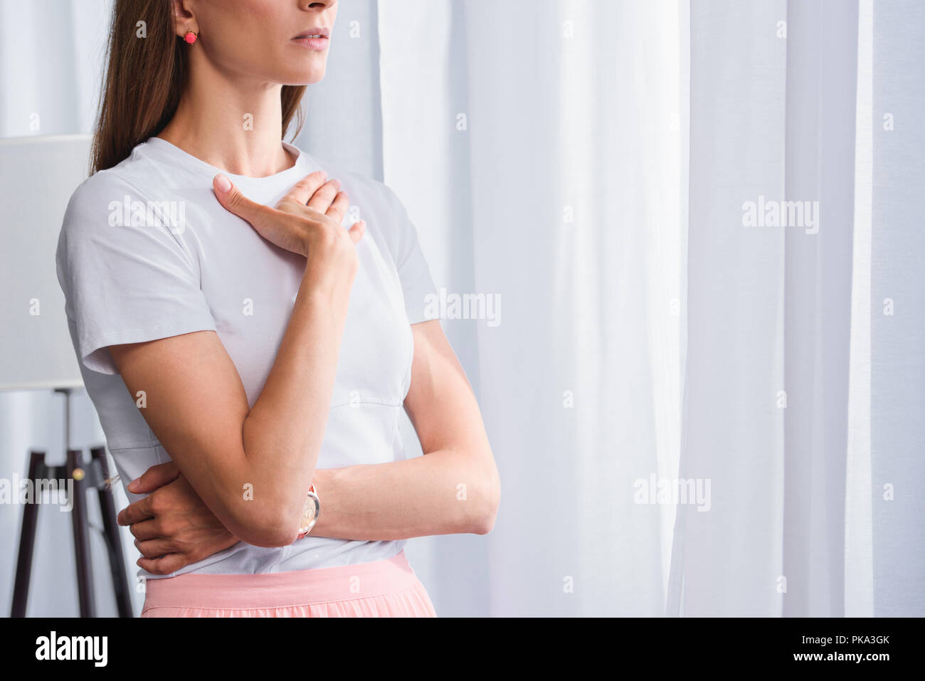 Hand On Chest Stock Photos & Hand On Chest Stock Images - Alamy
