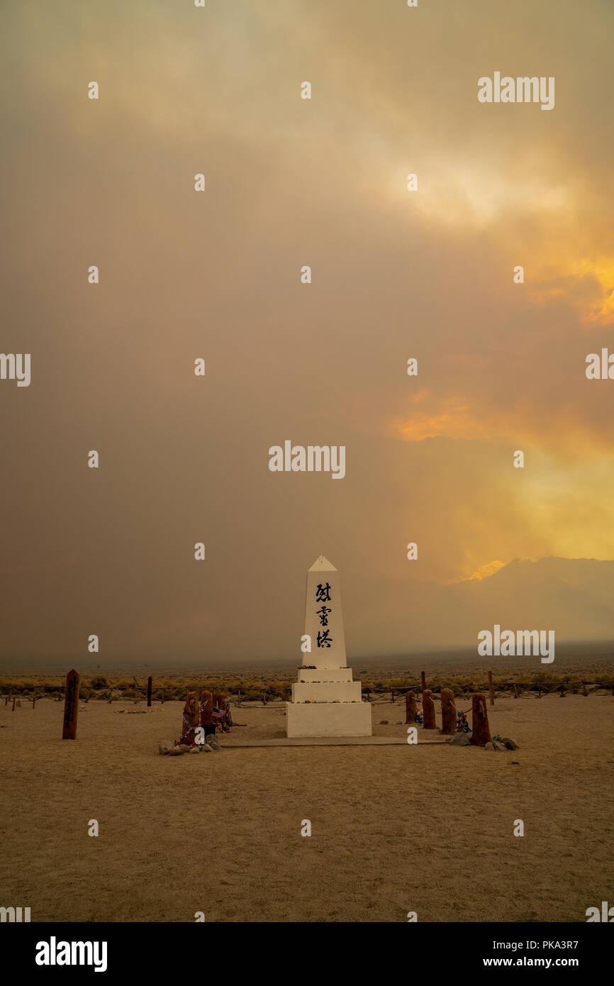 The Manzanar National Historical Monument, symbolizing the Japanese ...
