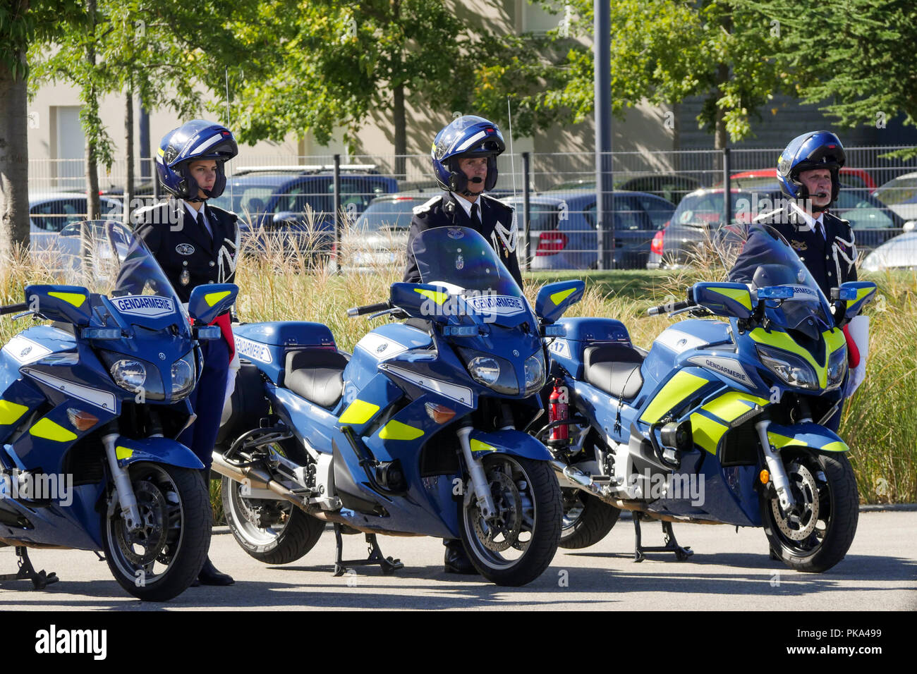Motards de la gendamerie hi-res stock photography and images - Alamy