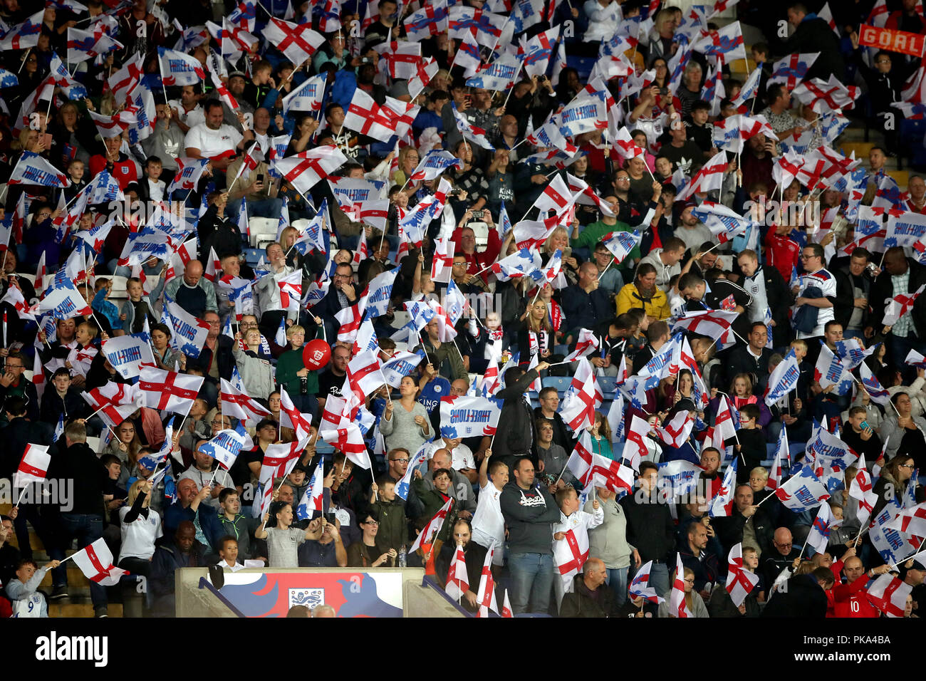 England fans in the stands during the International Friendly at The ...