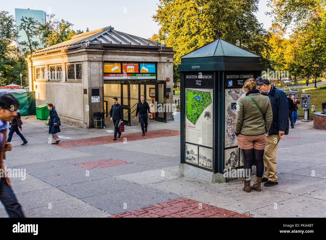 Boston Common Boston, Massachusetts, USA Stock Photo - Alamy