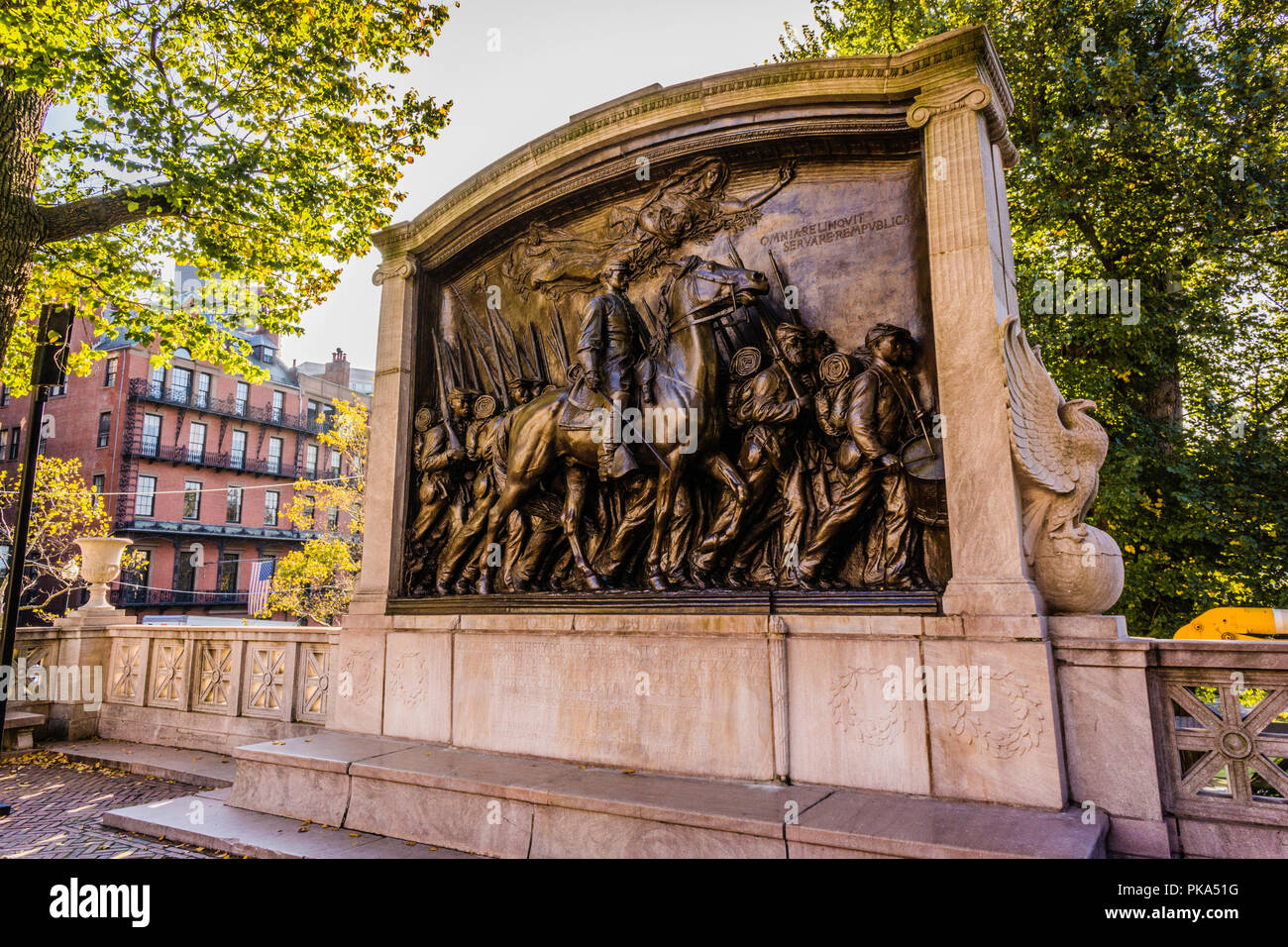 Robert Gould Shaw Memorial Boston Common Boston, Massachusetts, USA ...