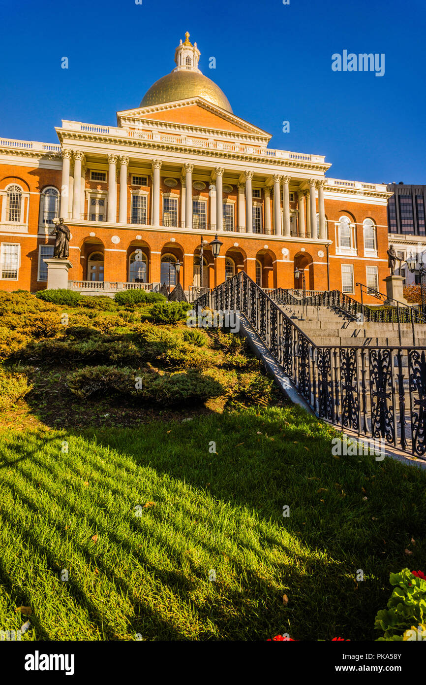 Massachusetts State House Boston, Massachusetts, USA Stock Photo - Alamy