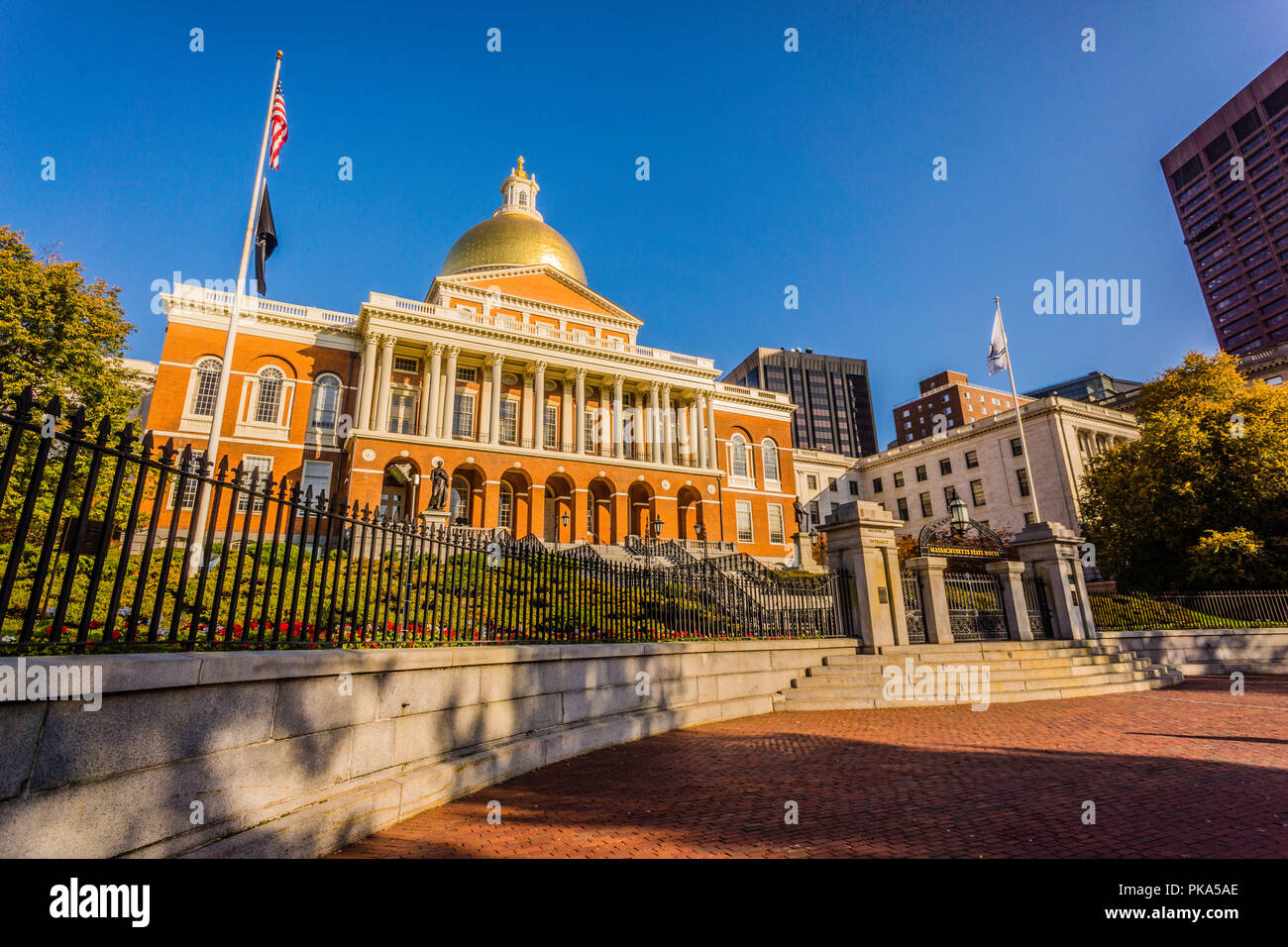 Massachusetts State House Boston, Massachusetts, USA Stock Photo - Alamy