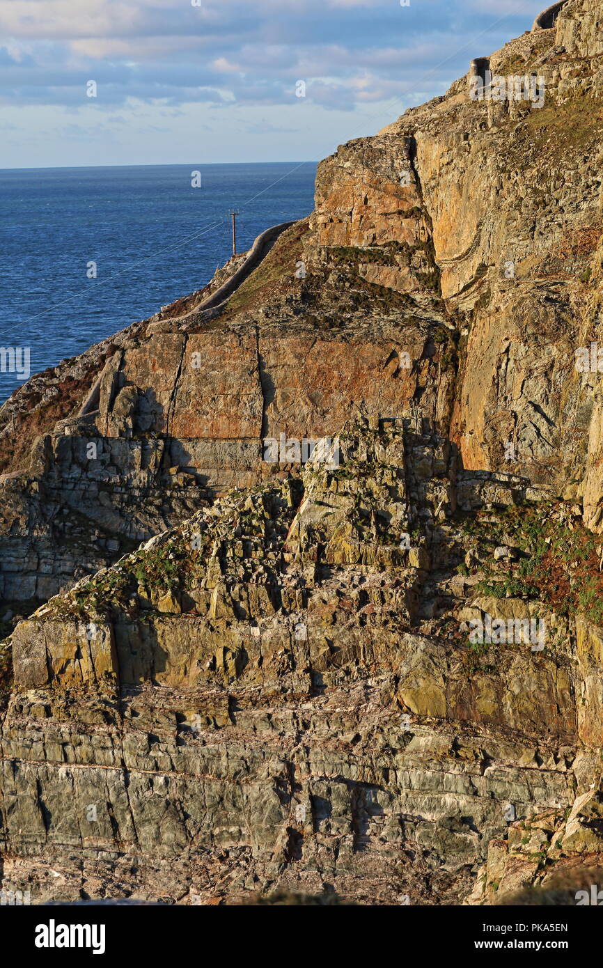 South Stack Lighthouse, Anglesey, North Wales, United Kingdom Stock ...