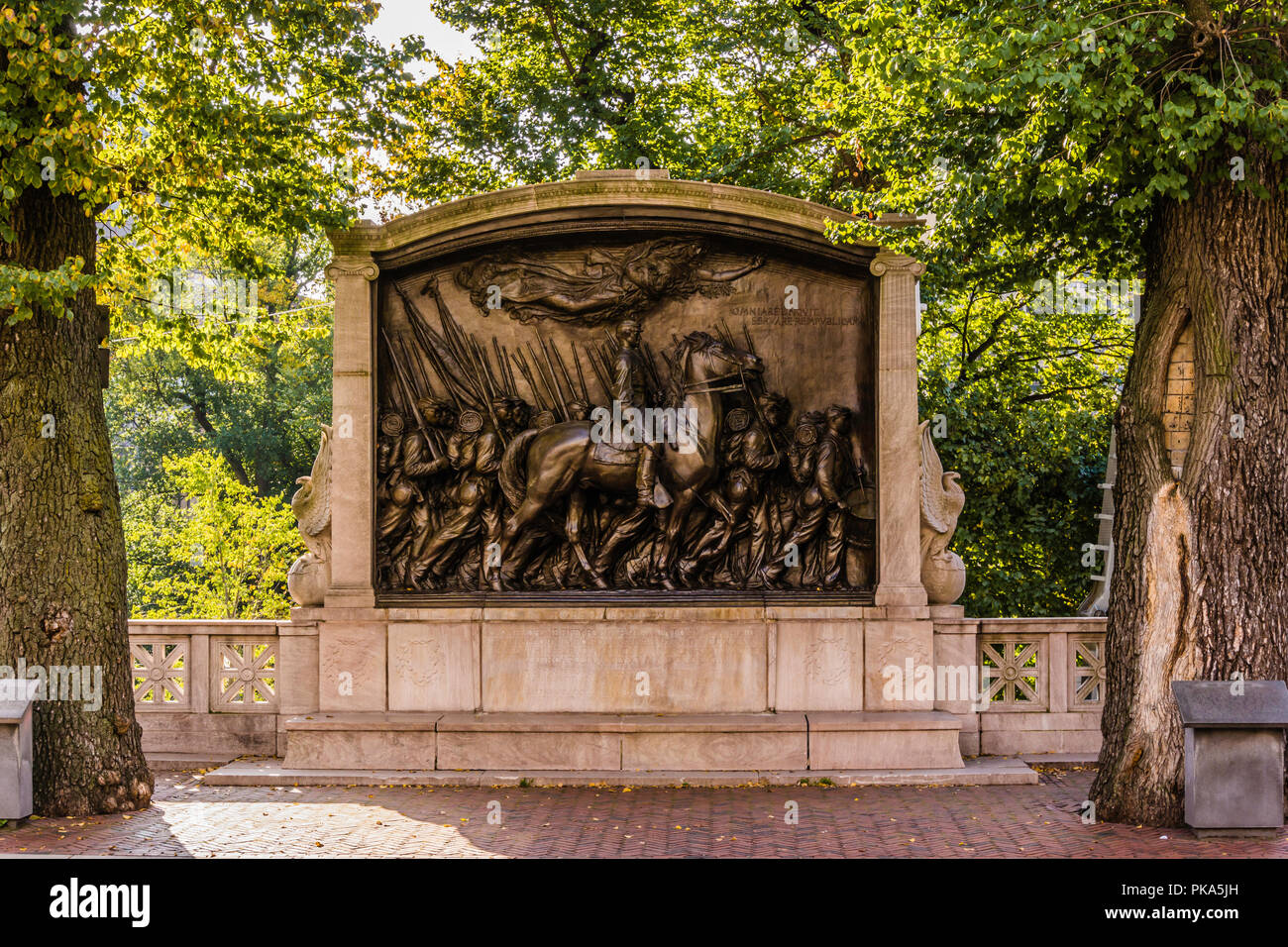 Robert Gould Shaw Memorial Boston Common Boston, Massachusetts, USA ...