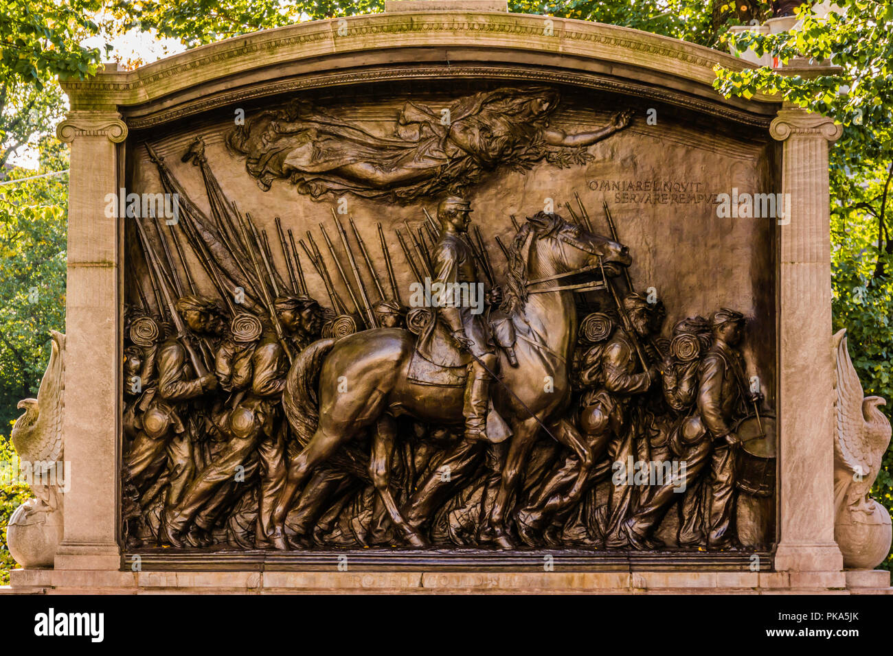 Robert Gould Shaw Memorial Boston Common Boston, Massachusetts, USA ...