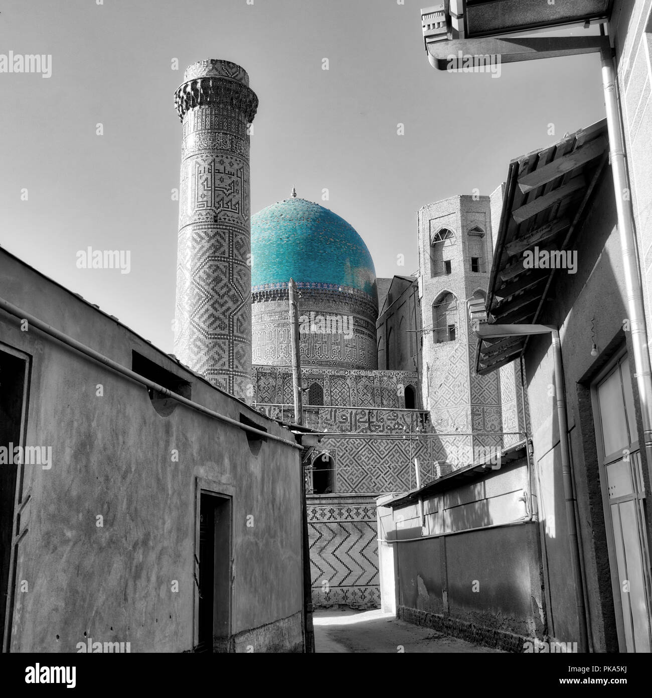 Bibi-Khanym Mosque from the old Silk Road in Samarkand, Uzbekistan ...