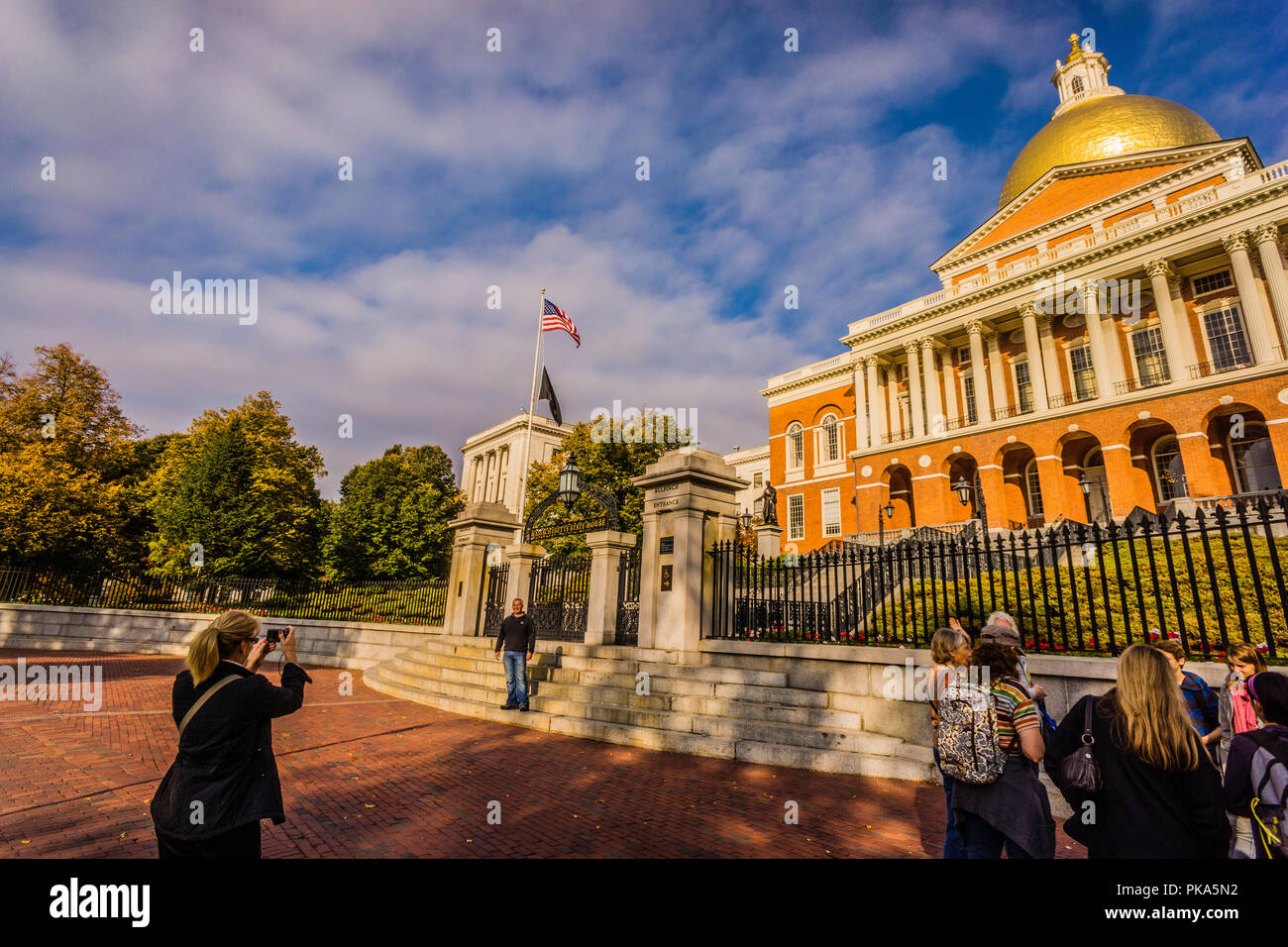 Massachusetts State House Boston, Massachusetts, USA Stock Photo - Alamy