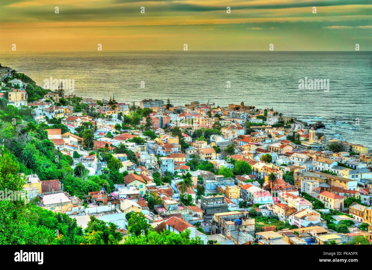 Aerial view of Algiers, the capital of Algeria Stock Photo - Alamy