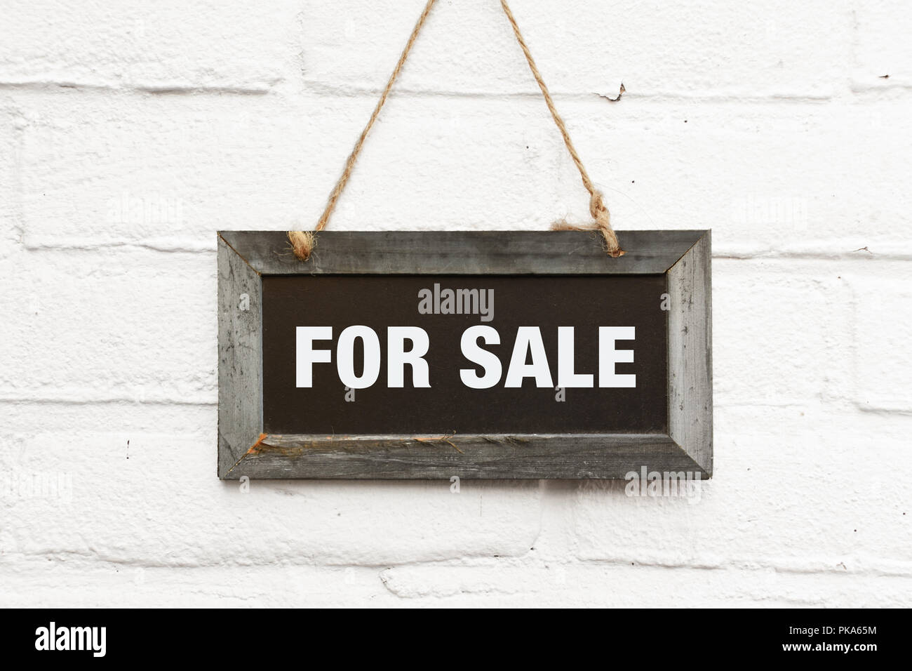 Chalkboard with text for sale Stock Photo - Alamy