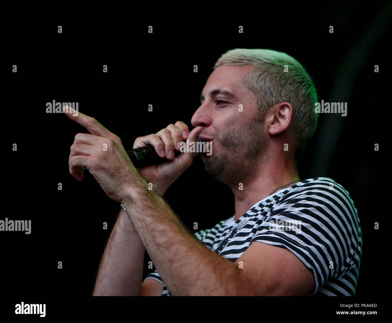 Example performs at Ascot Racecourse Featuring: Example, Elliot Gleave ...