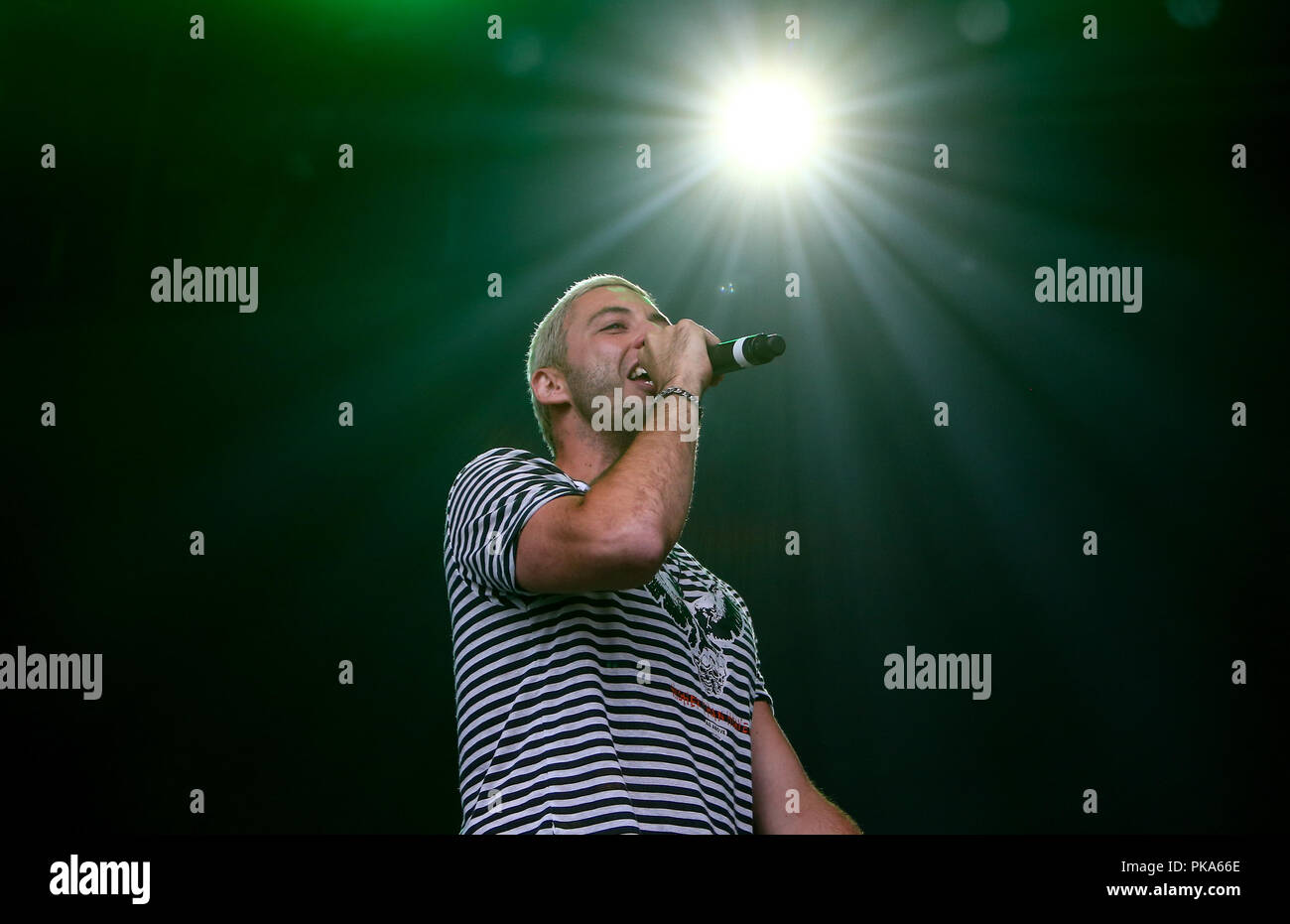 Example performs at Ascot Racecourse Featuring: Example, Elliot Gleave ...