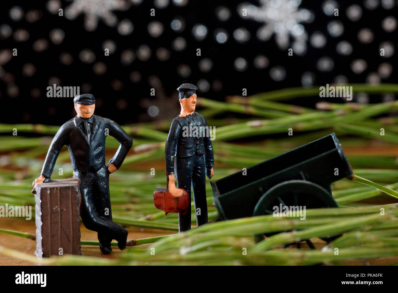 Train figures hi-res stock photography and images - Alamy