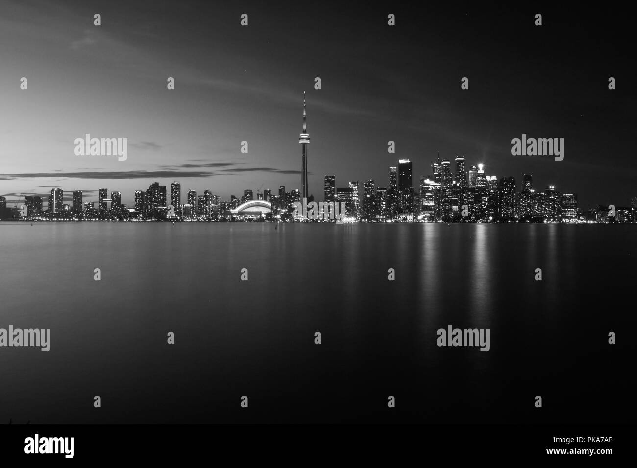 Toronto Skyline view from Toronto Island Stock Photo - Alamy