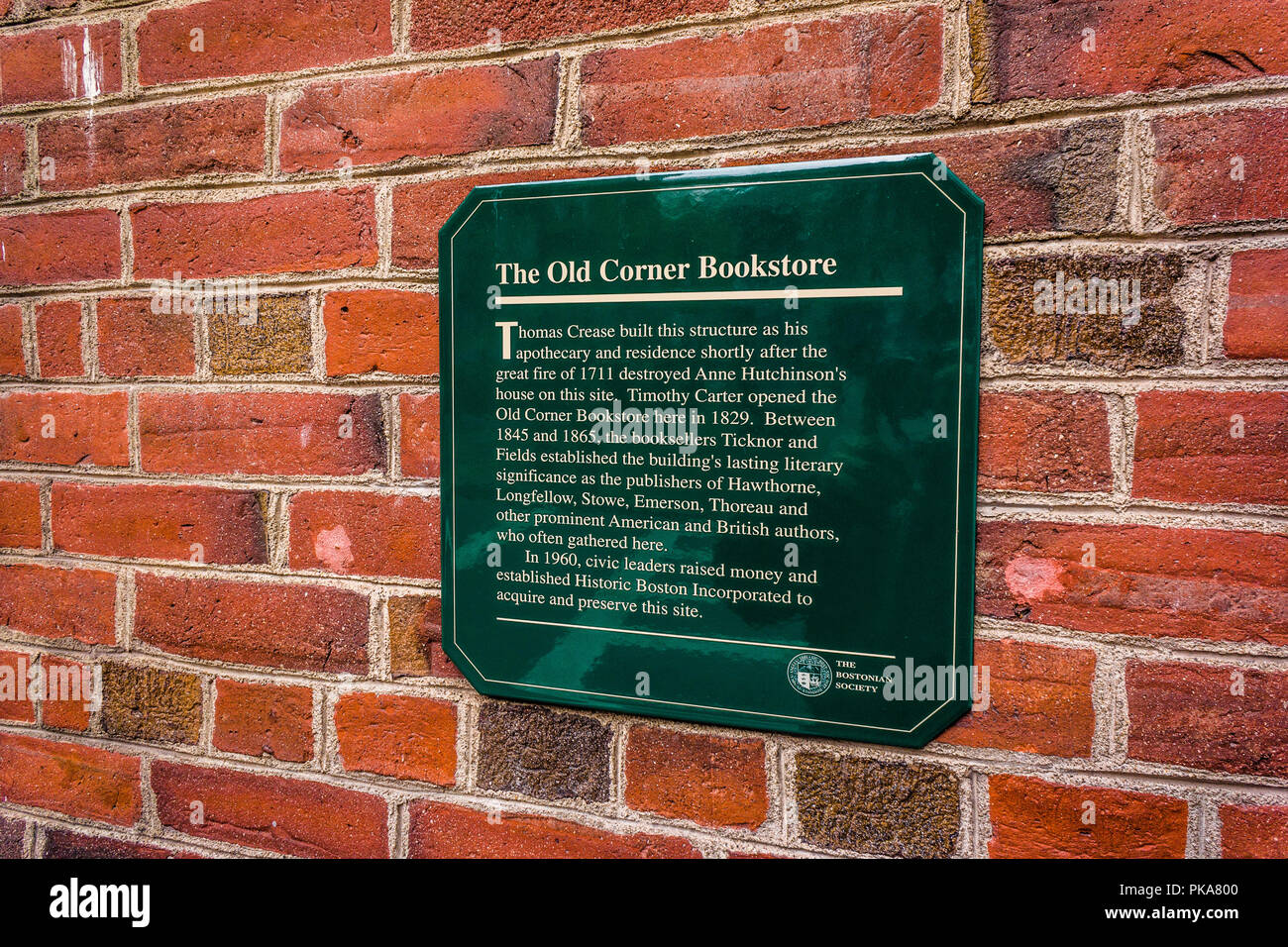 Old Corner Bookstore Boston, Massachusetts, USA Stock Photo - Alamy
