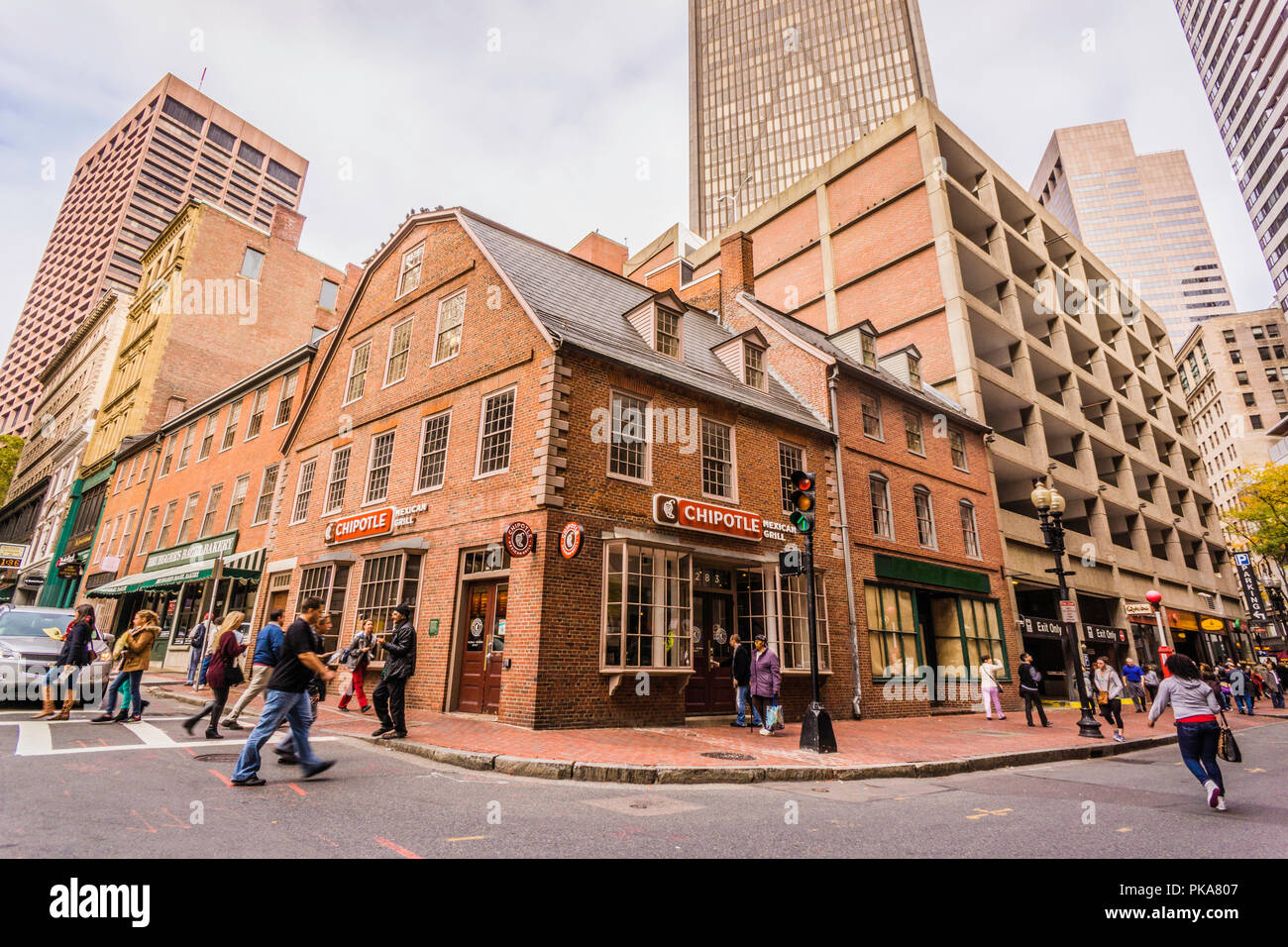 Old Corner Bookstore Boston, Massachusetts, USA Stock Photo - Alamy