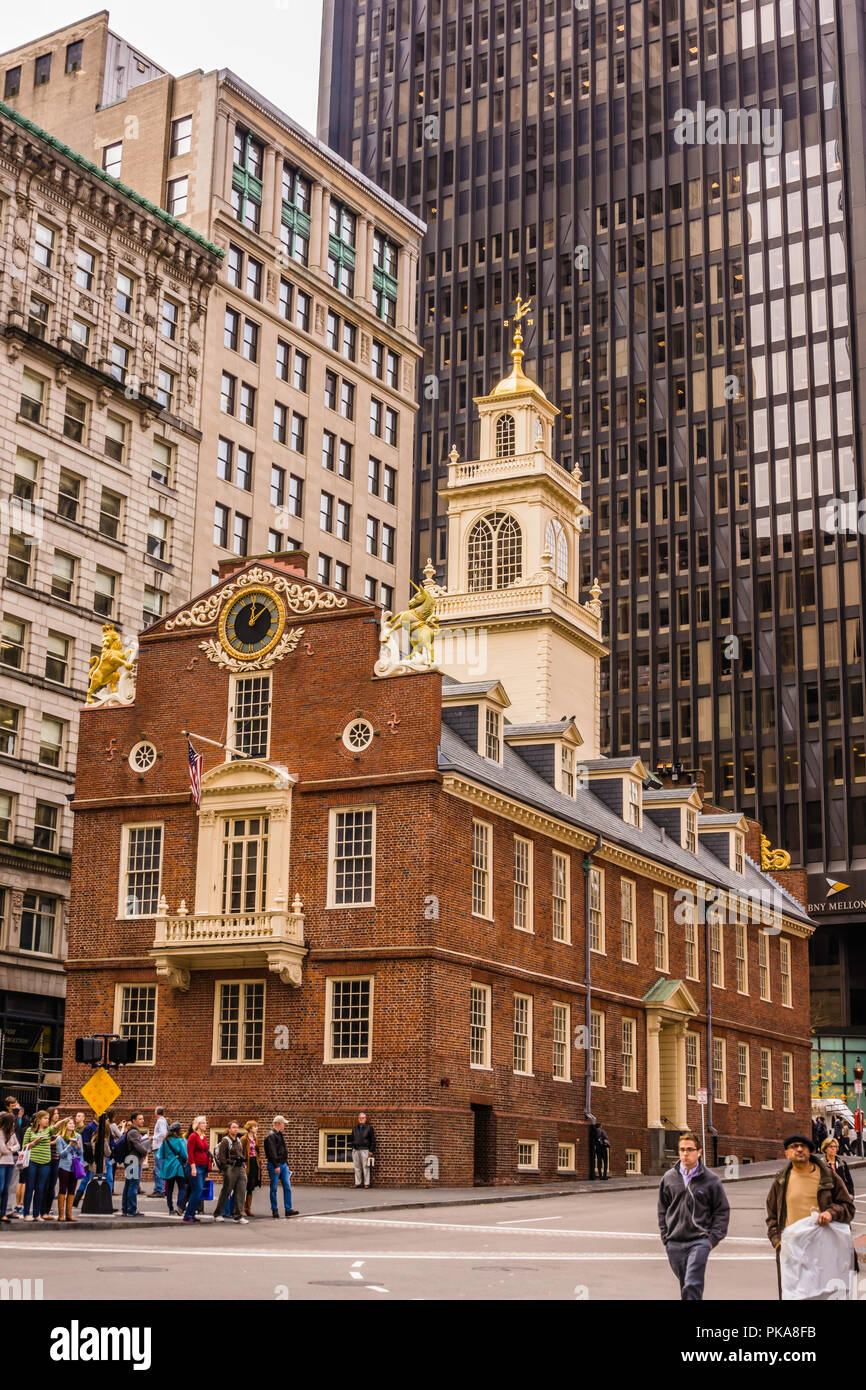 Old State House Boston, Massachusetts, USA Stock Photo - Alamy