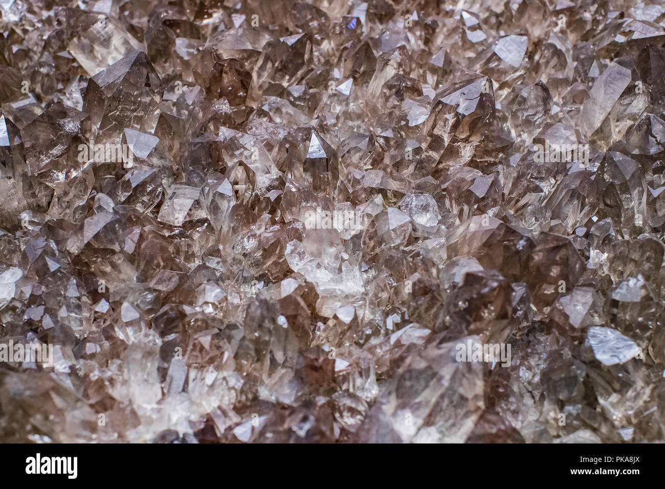 Background of the texture of the faces of the crystals is shot close-up ...