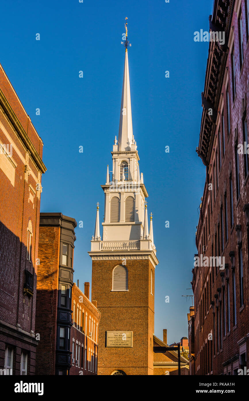 Old North Church Boston, Massachusetts, USA Stock Photo - Alamy