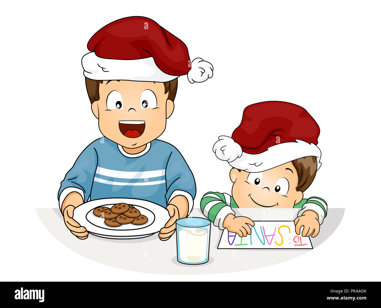Child Eating Cookie Clipart