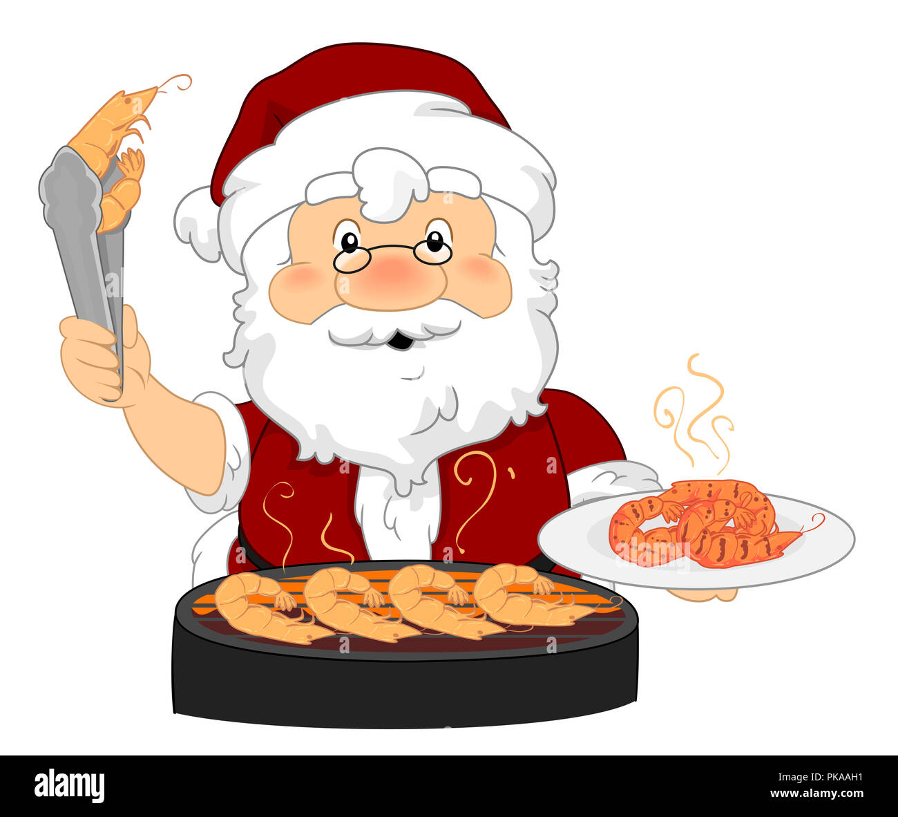 Christmas barbecue Cut Out Stock Images & Pictures - Alamy