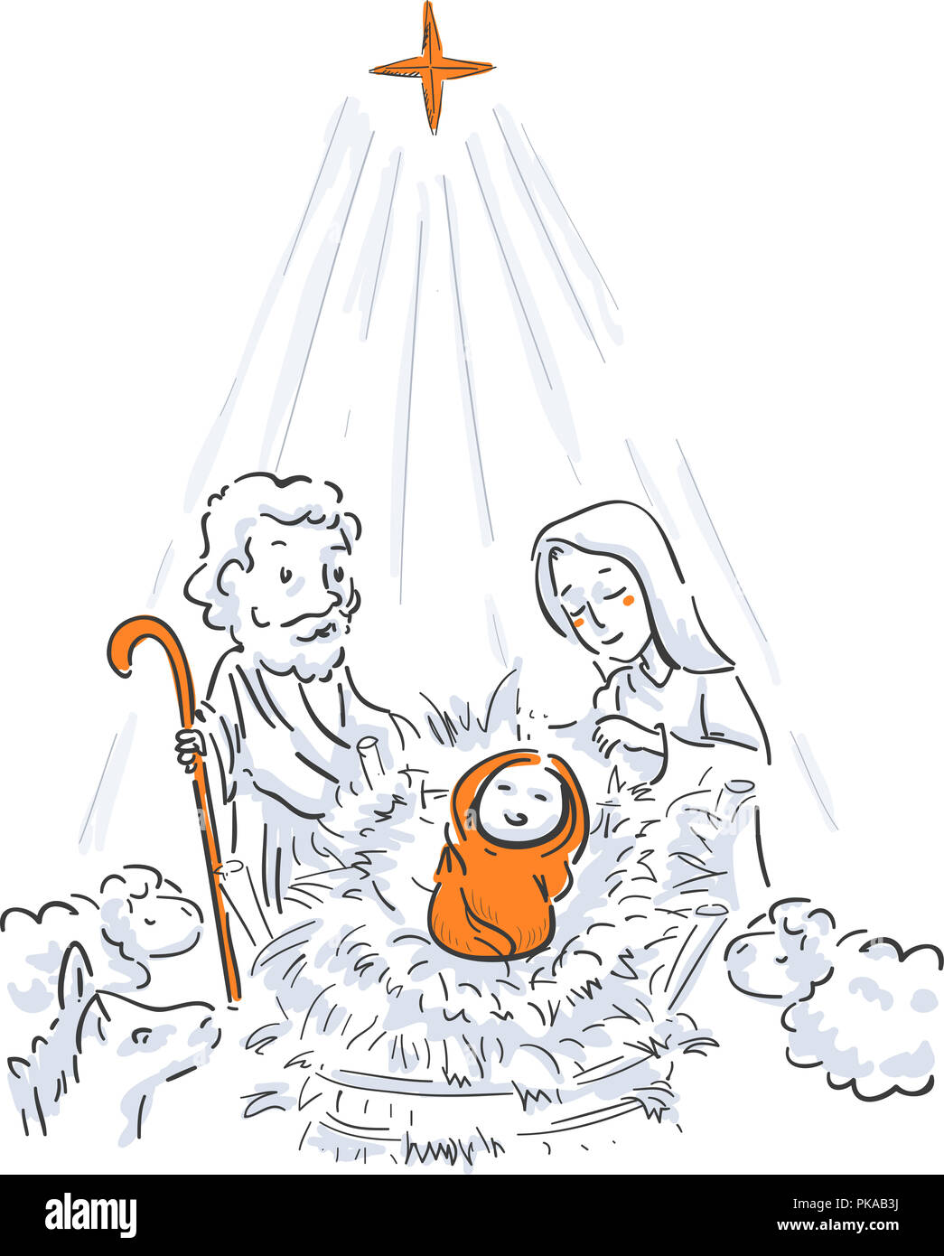 Jesus Birth Clipart
