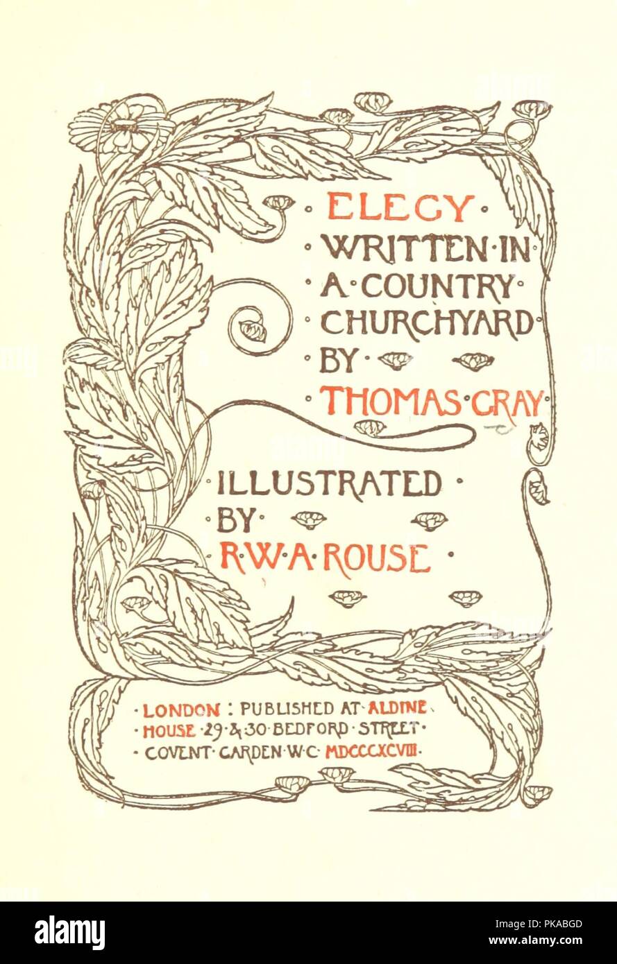 Image from page 13 of 'Elegy written in a country churchyard ...