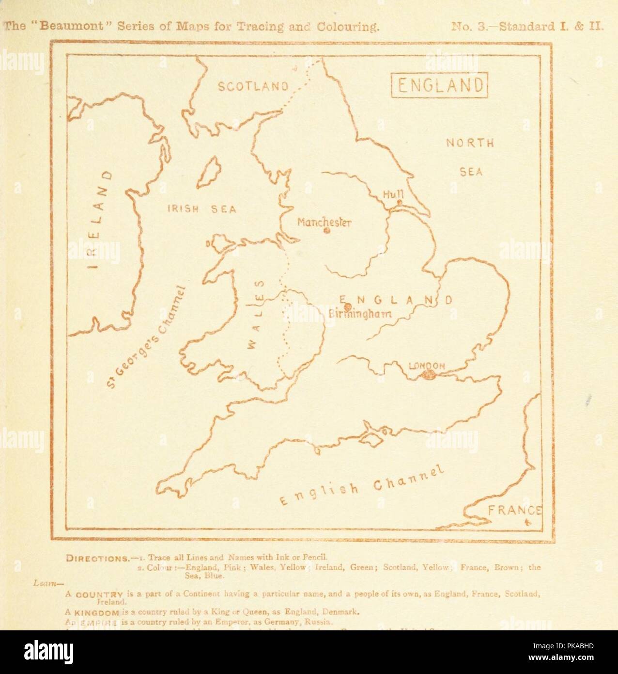 Image from page 13 of 'The “Beaumont” Geography and Map Tracing Book ...