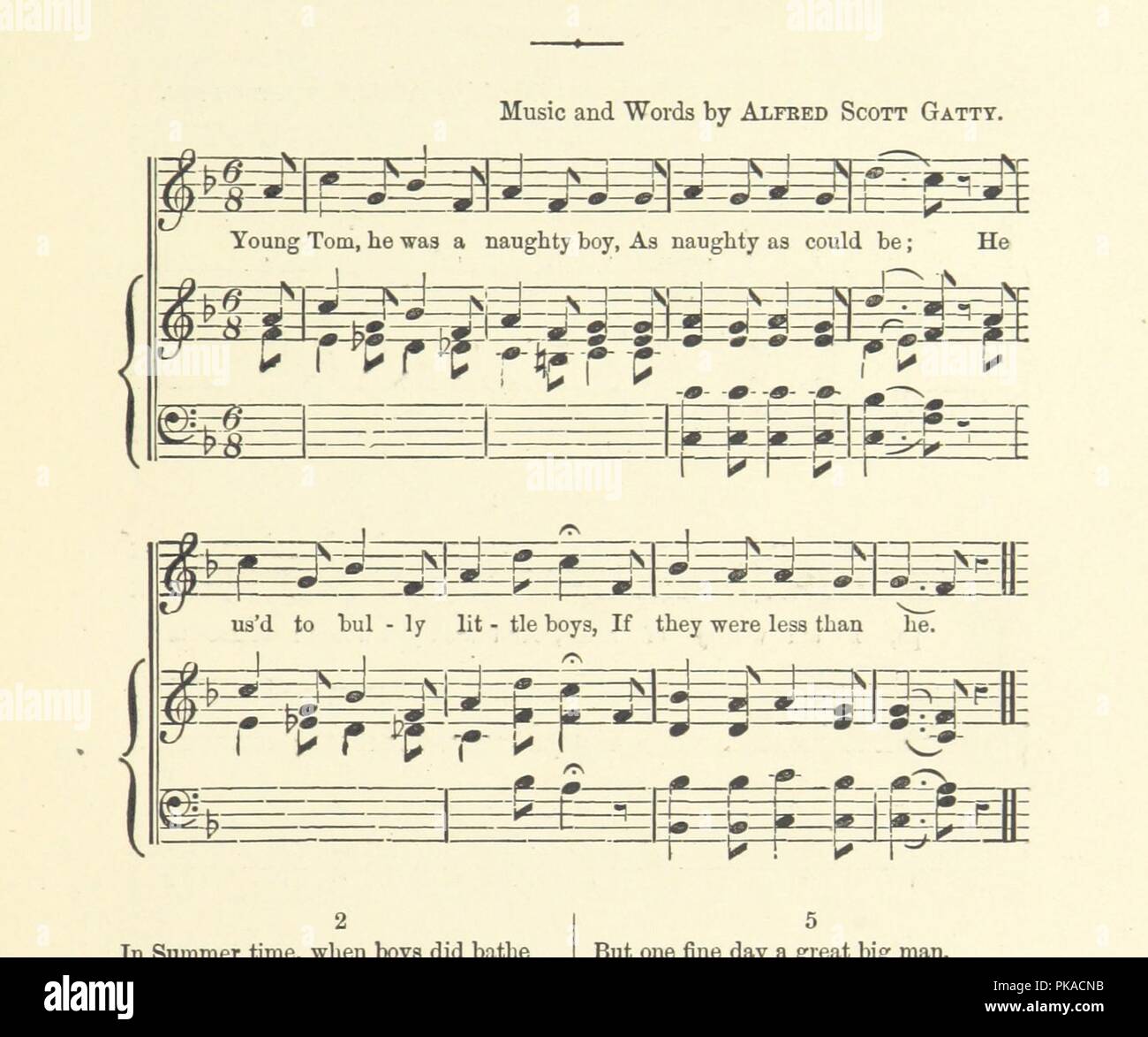 Aunt judys song book children image hi-res stock photography and images ...