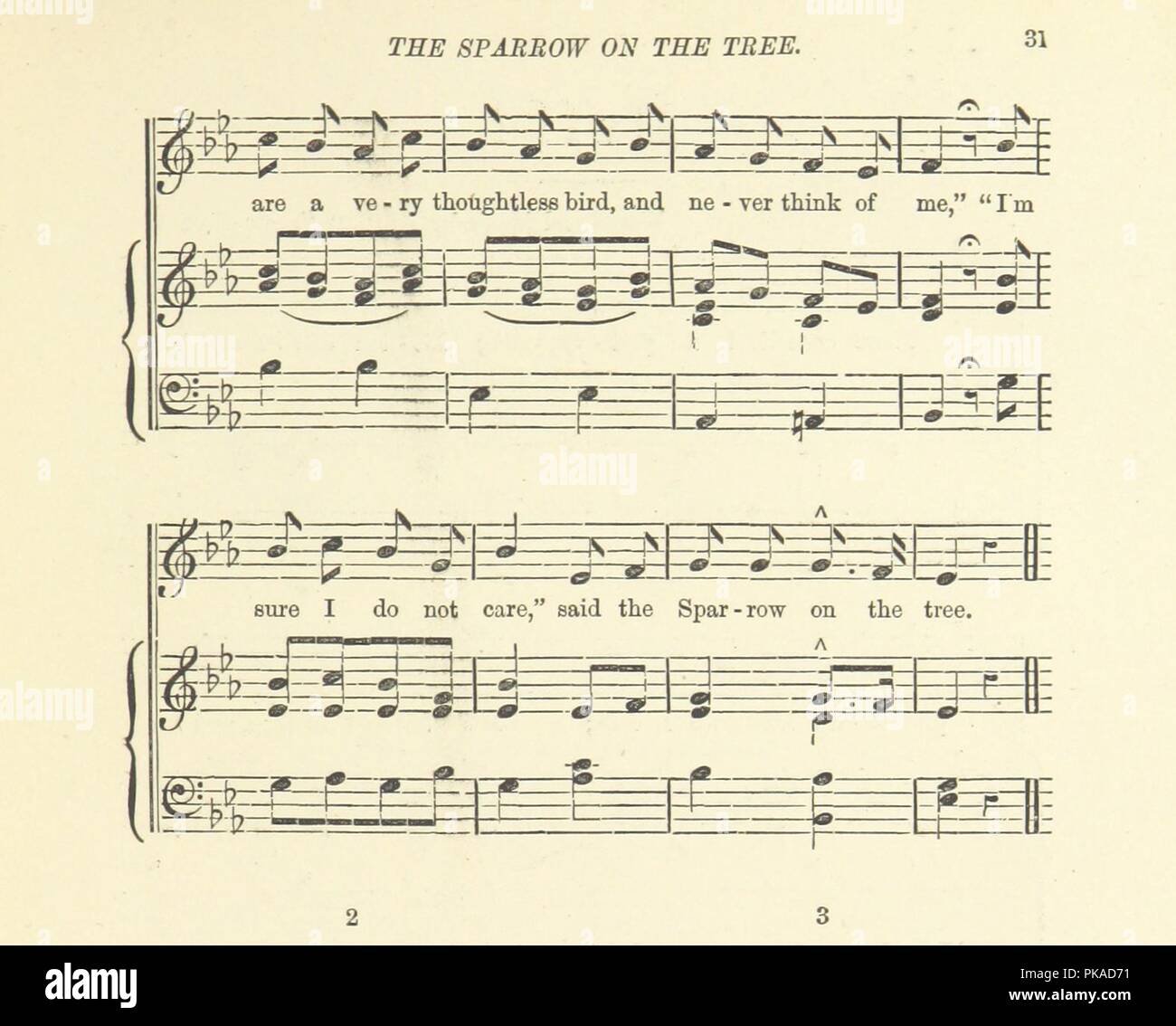 Aunt judys song book children image hi-res stock photography and images ...