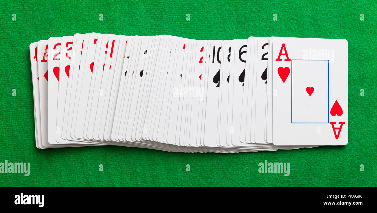 Playing Cards Spread Out High Resolution Stock Photography and Images ...