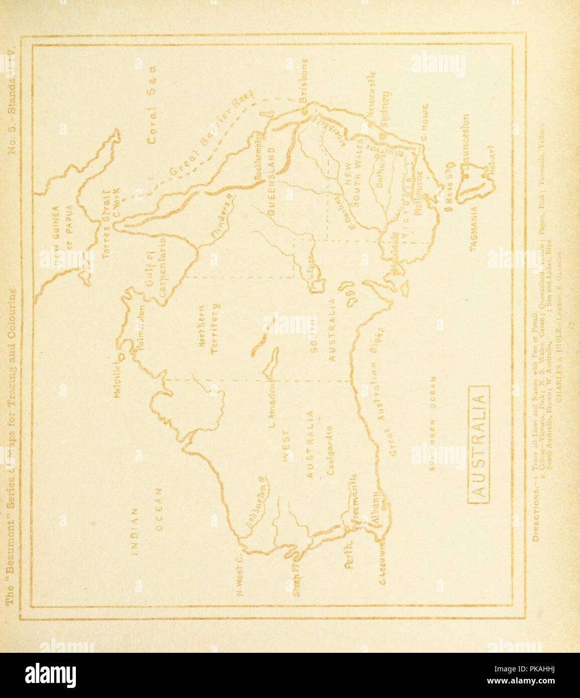 Image from page 101 of 'The “Beaumont” Geography and Map Tracing Book ...