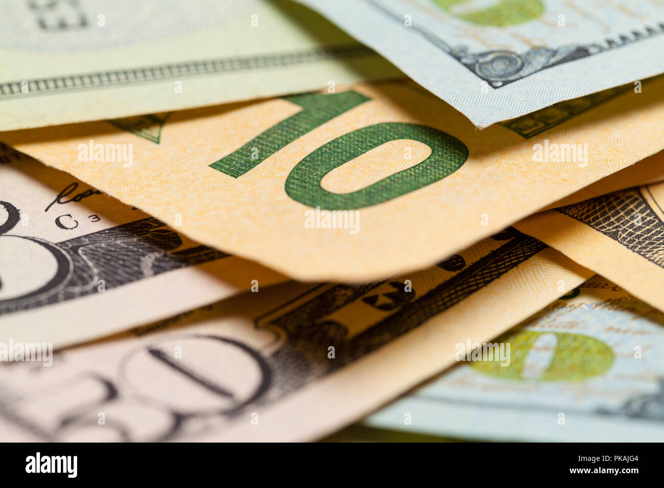 Ten dollar bill hi-res stock photography and images - Alamy