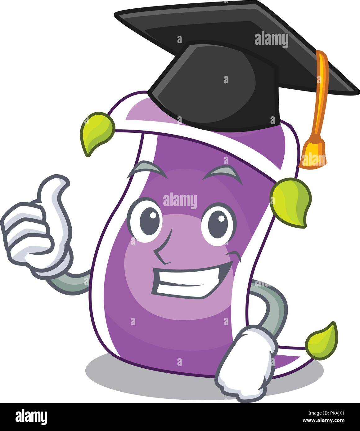 Graduation cartoon flying carpet against blue sky Stock Vector Image ...