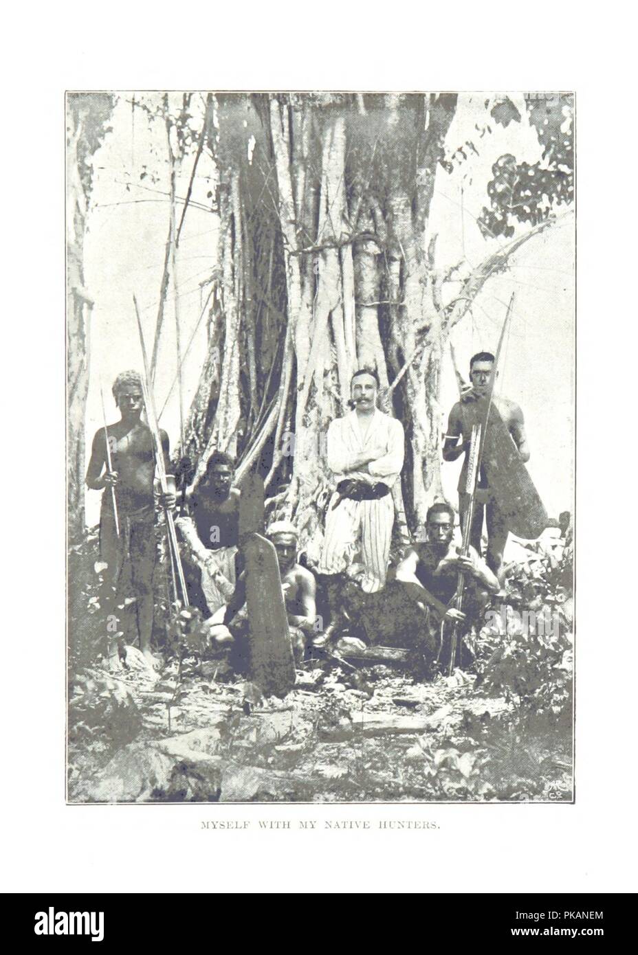 Through new guinea and the cannibal countries Cut Out Stock Images ...