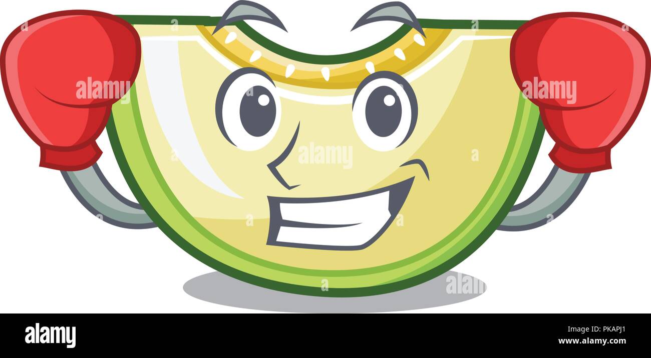 Boxing slice of melon isolated on cartoon Stock Vector Image & Art - Alamy