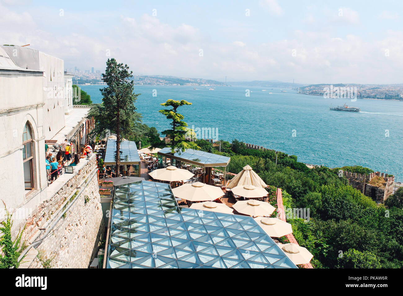 Topkapi palace terrace istanbul turkey hi-res stock photography and ...