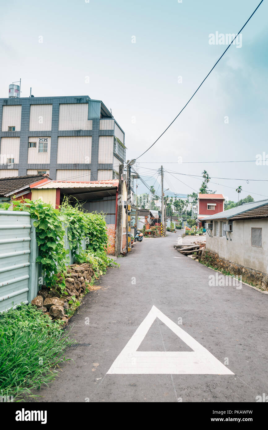 Jiji old town street in Nantou, Taiwan Stock Photo - Alamy