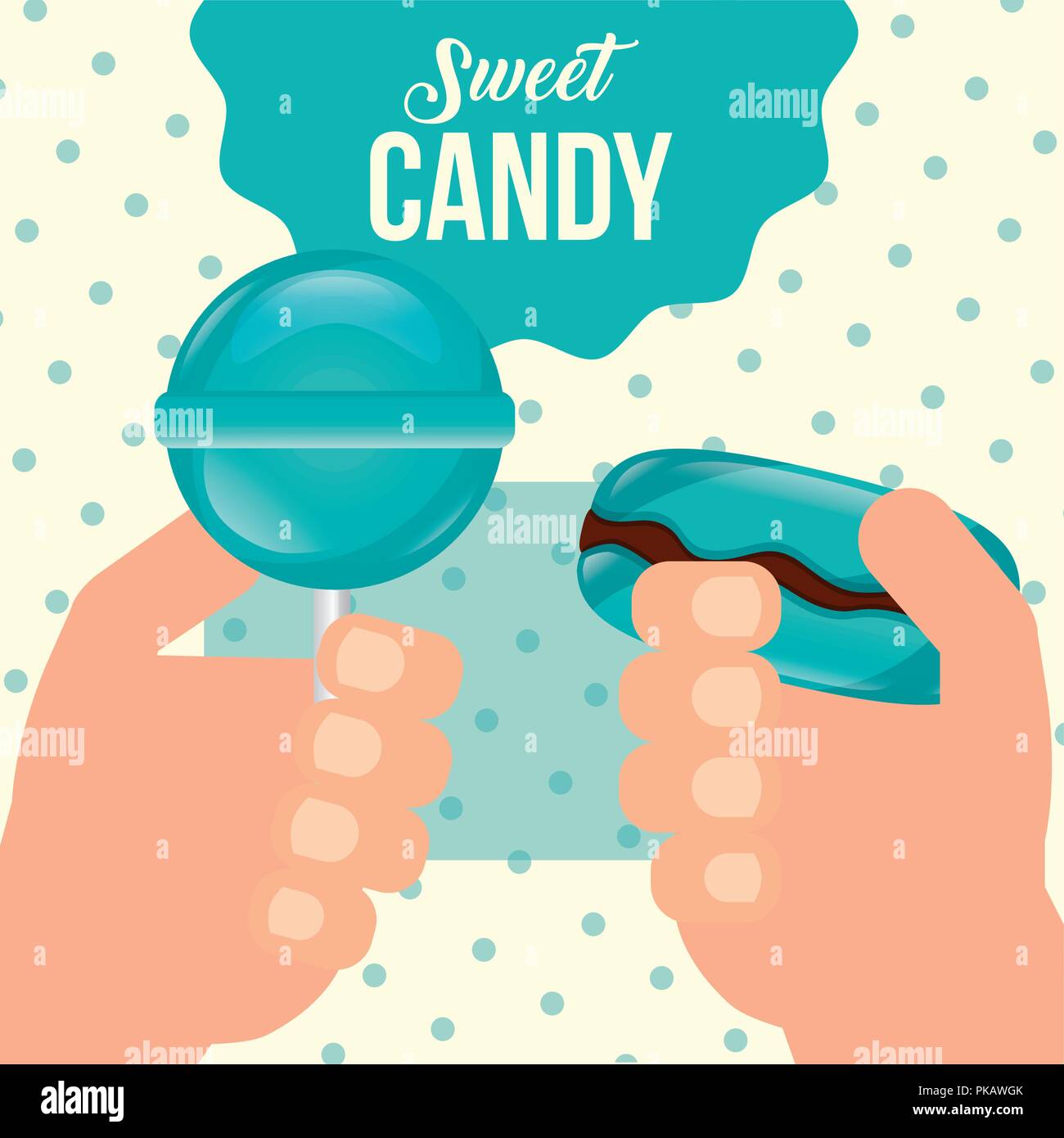 Mints and chocolate Stock Vector Images - Alamy