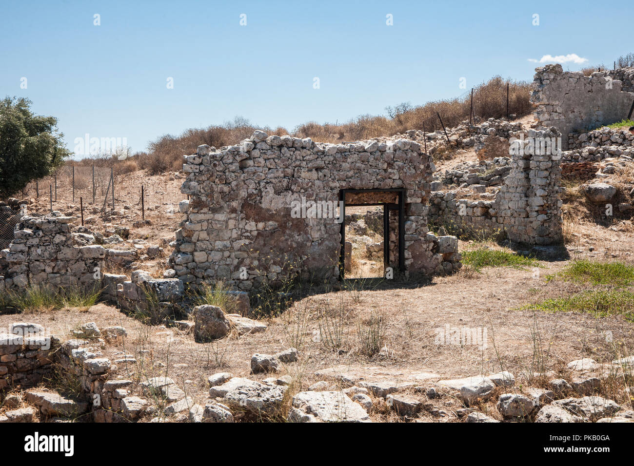 Ancient Aptera Crete Stock Photo - Alamy