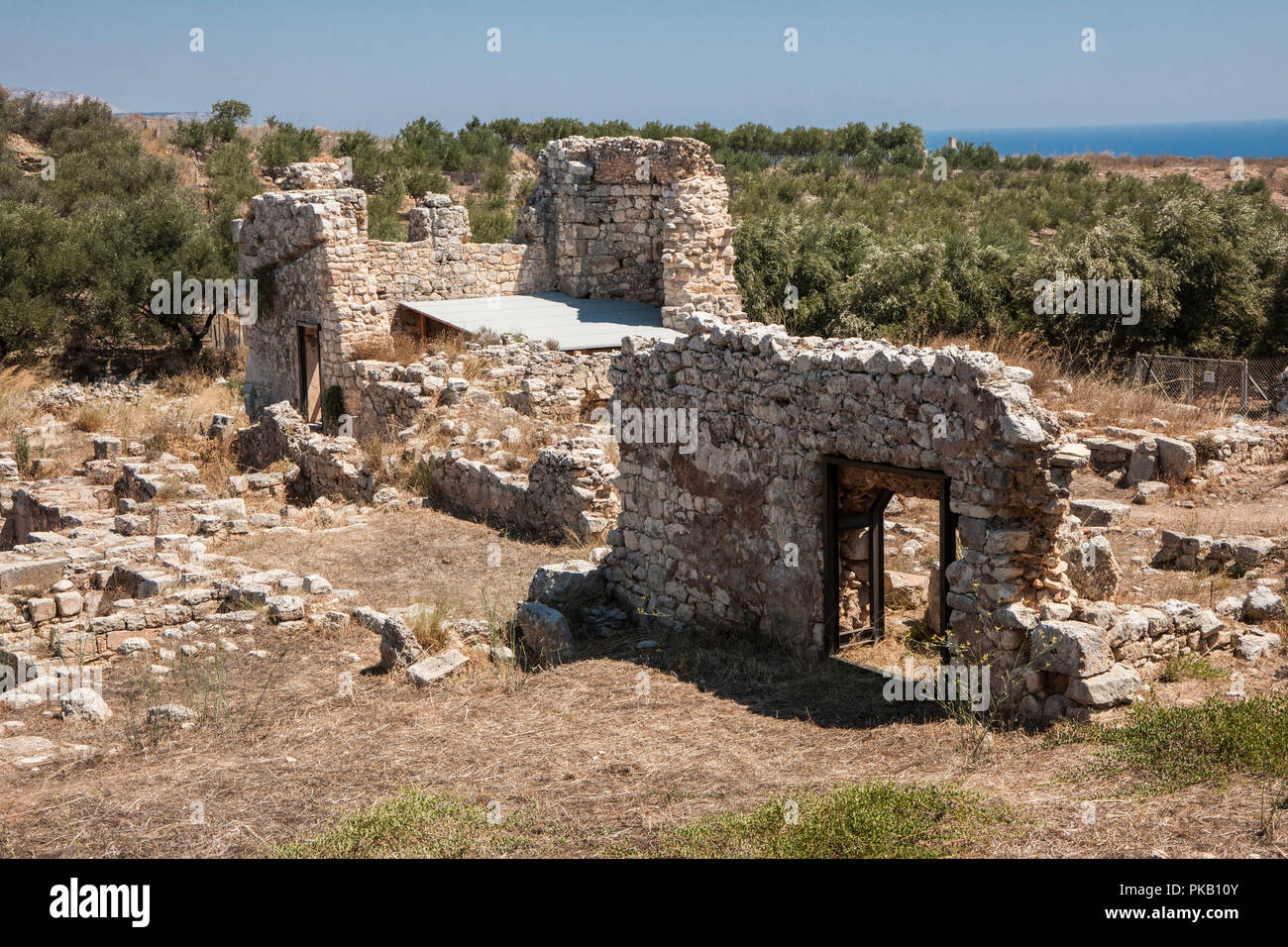 Ancient Aptera Crete Stock Photo - Alamy