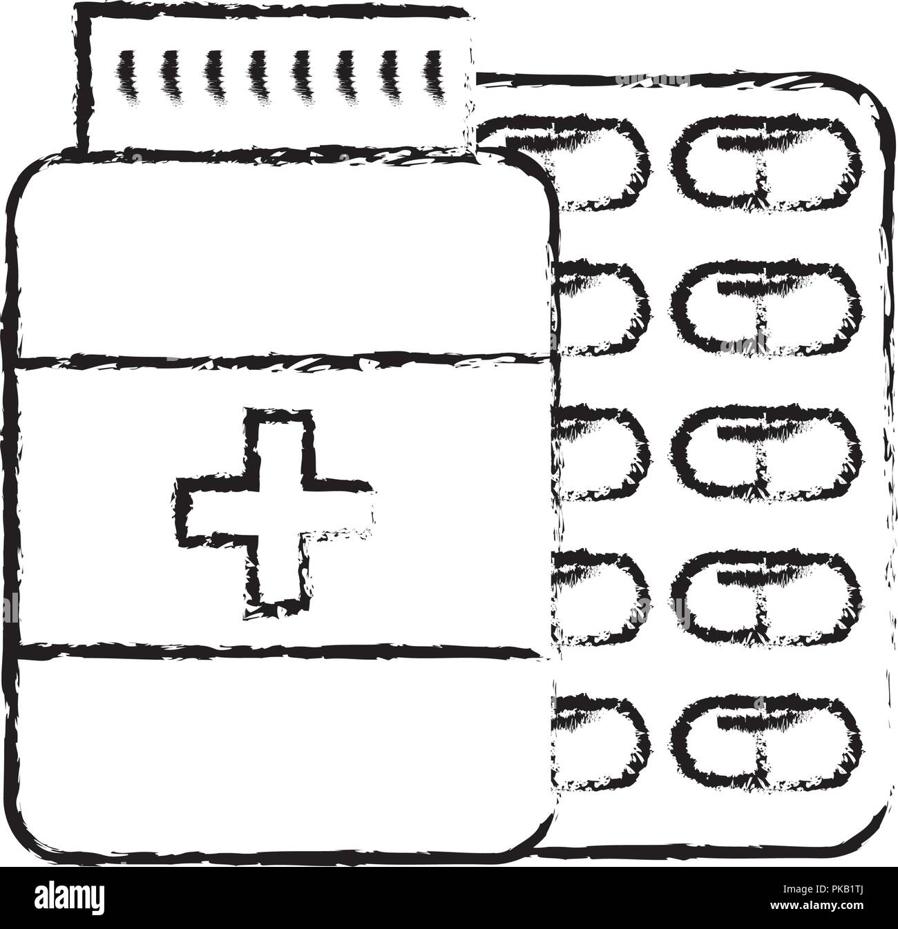 medicine bottle pills and packaging capsule pharmacy vector ...