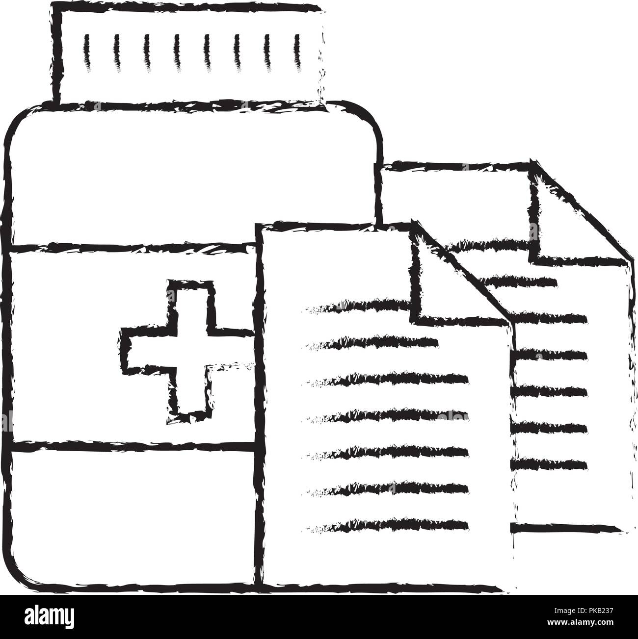 prescription medical bottle pills pharmacy vector illustration hand ...