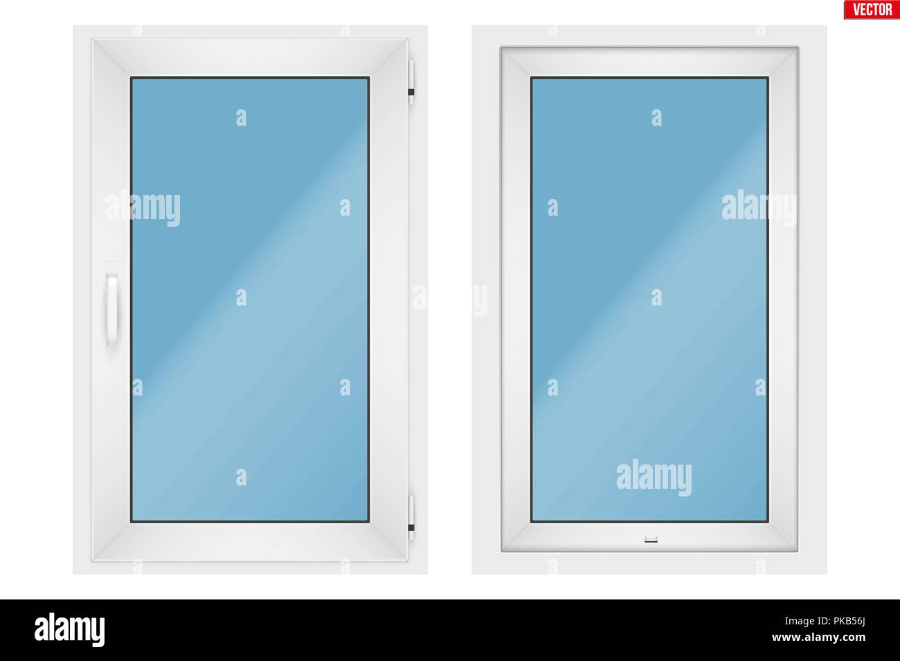 PVC window with one sash Stock Vector Image & Art - Alamy