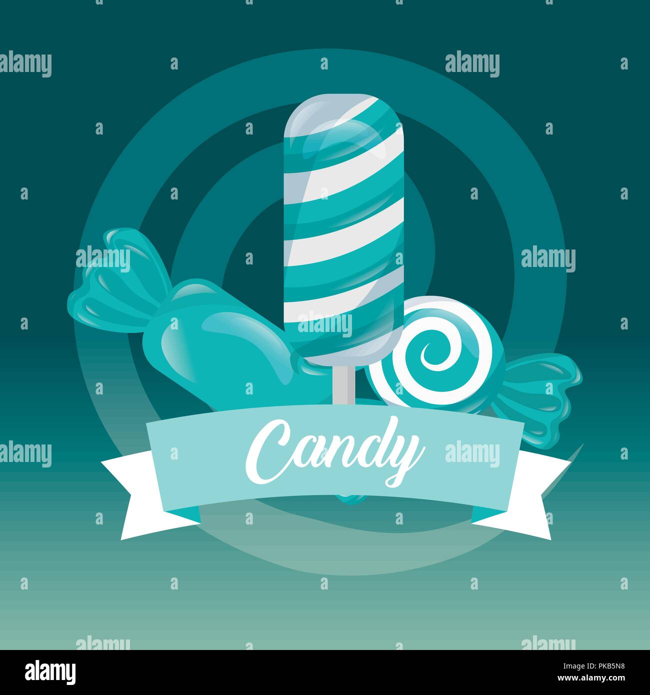 sweet candy mints caramels lollipop vector illustration Stock Vector ...