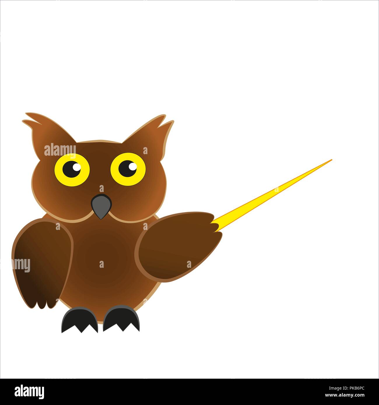 Smart animal nobody Stock Vector Images - Alamy